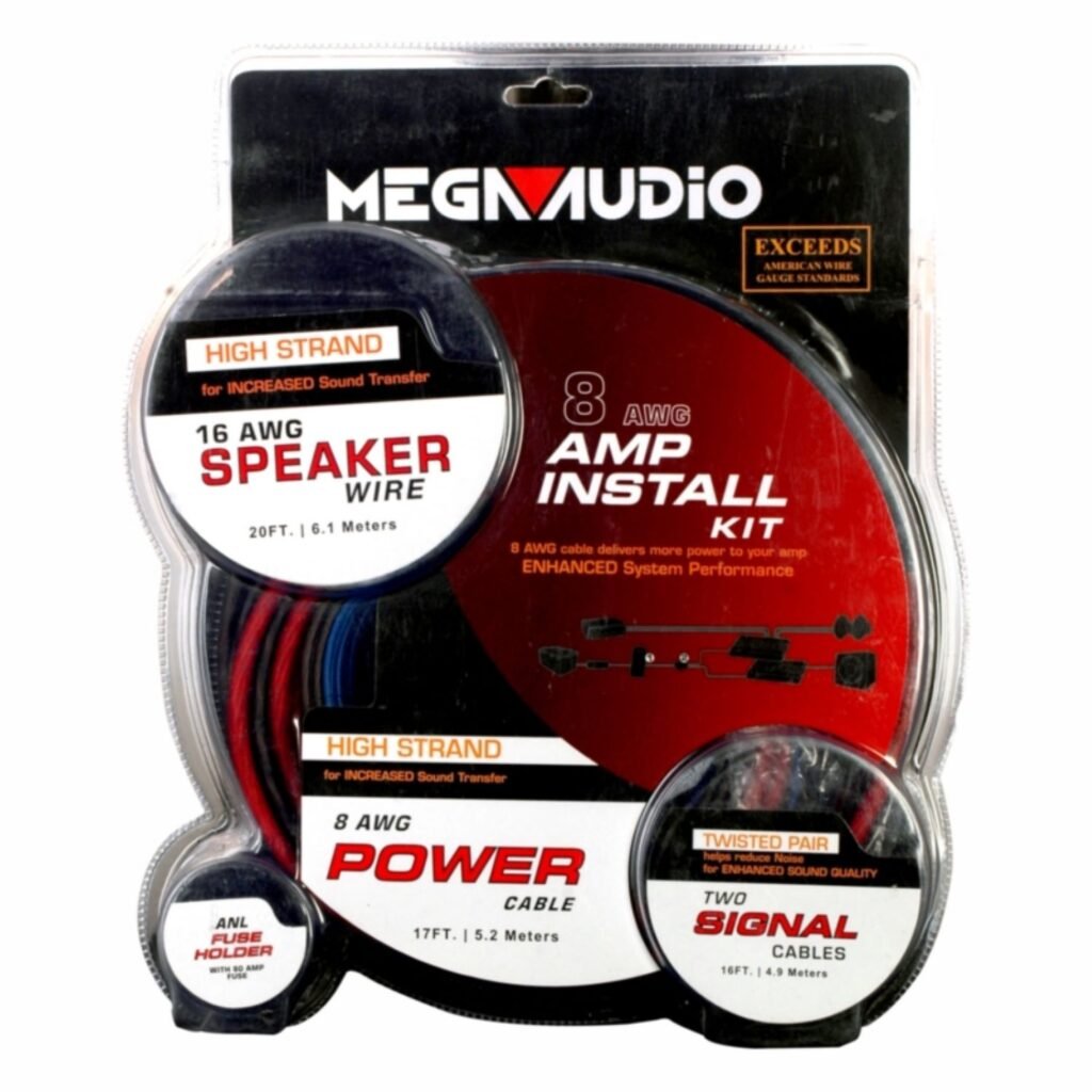 Mega Audio 8 AWG Amplifier Kit – Basston
